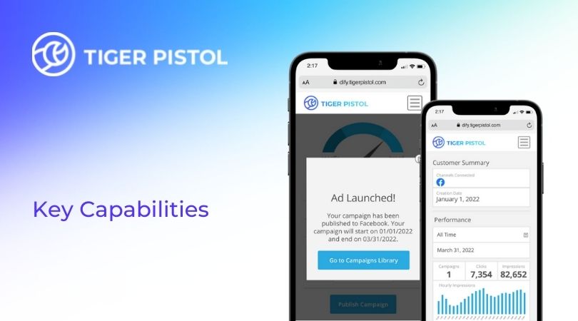 Key Capabilities - Tiger Pistol